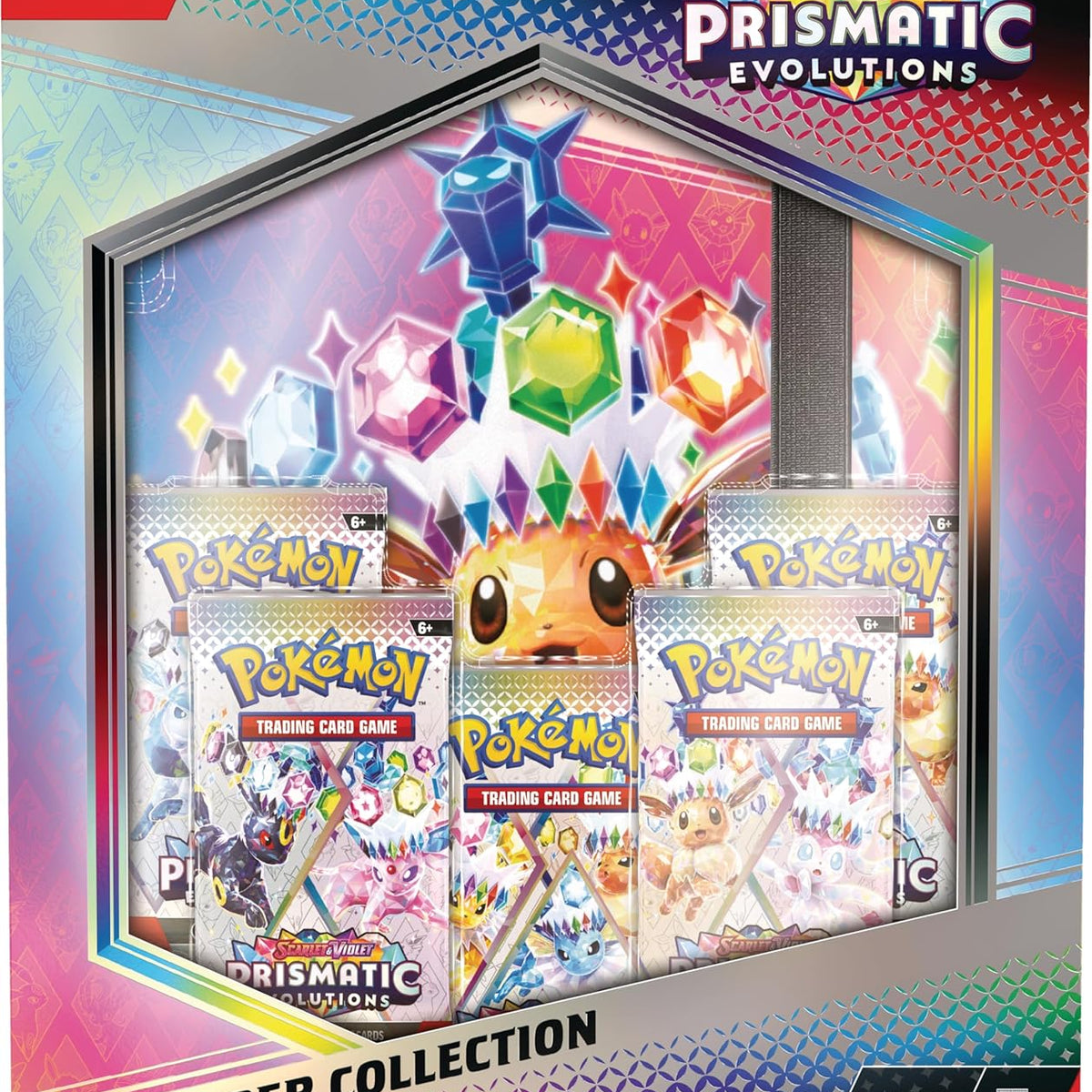 Pokemon SV8.5 Scarlet and Violet Prismatic Evolutions Binder Collectio ...