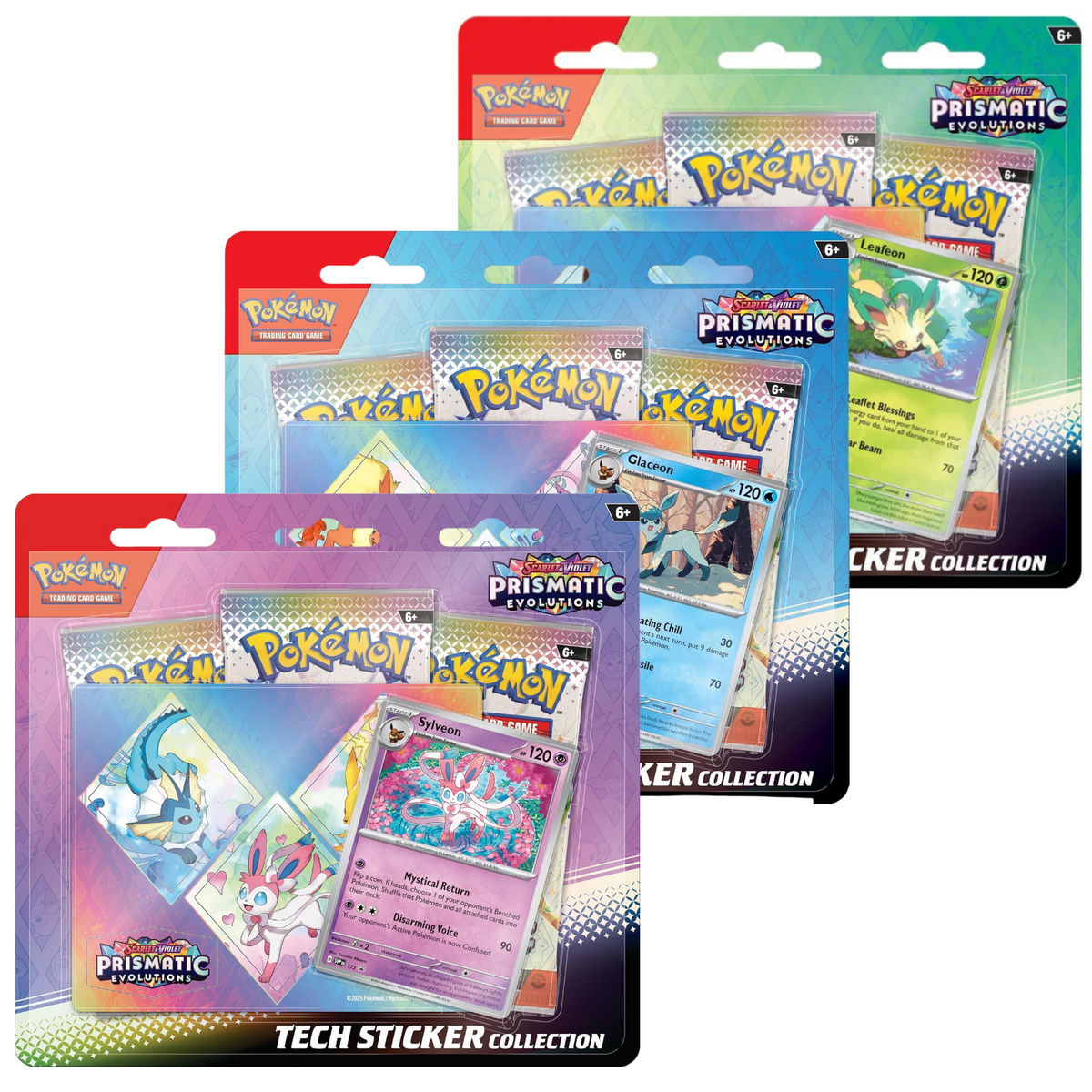 Pokemon SV8.5 Prismatic Evolutions Tech Sticker Collection | One of Ea ...