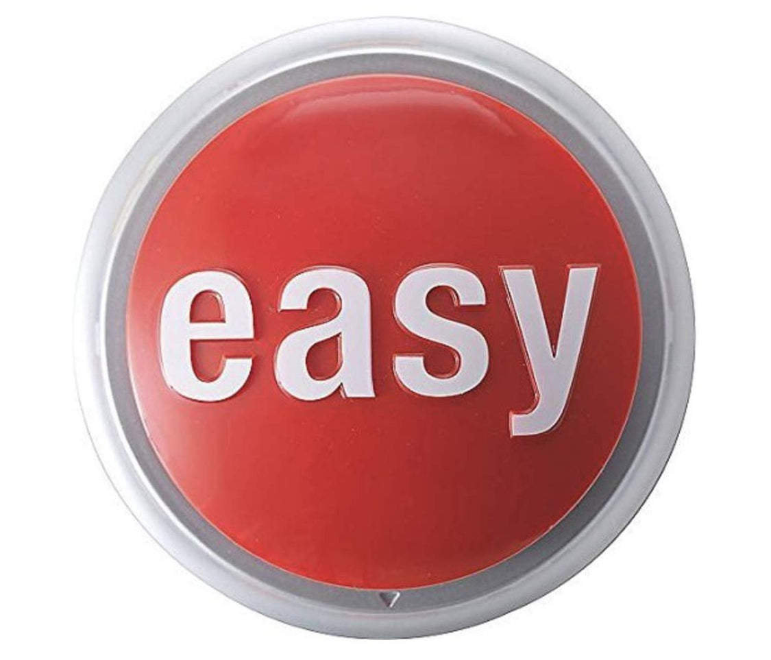 Staples Global Talking Easy Button - Complete With Batteries – BlueProton