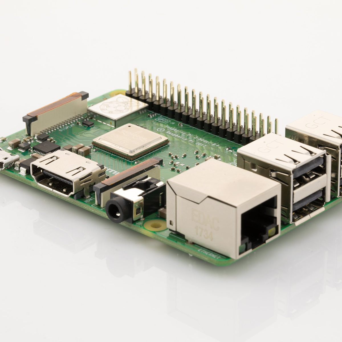 Raspberry Pi 3 Model B+ Motherboard, 1GB, 1.4GHz ARM CPU – BlueProton